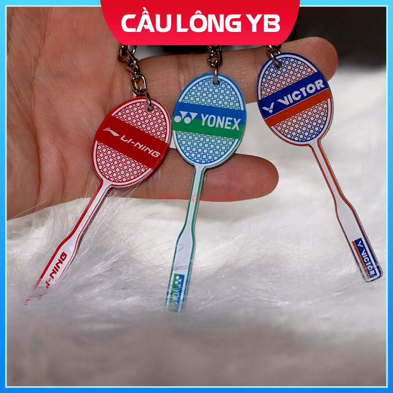 Móc khóa vợt cầu lông - móc khóa vợt Yonex - Lining - Victor | Shopee ...