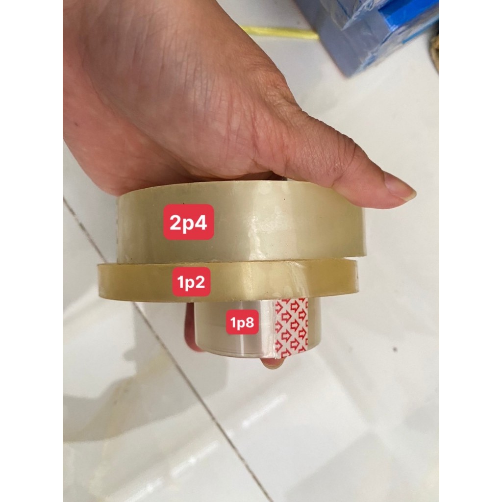 Băng Keo Trong Vòng Lớn 1p2, 2p4 | Shopee Việt Nam