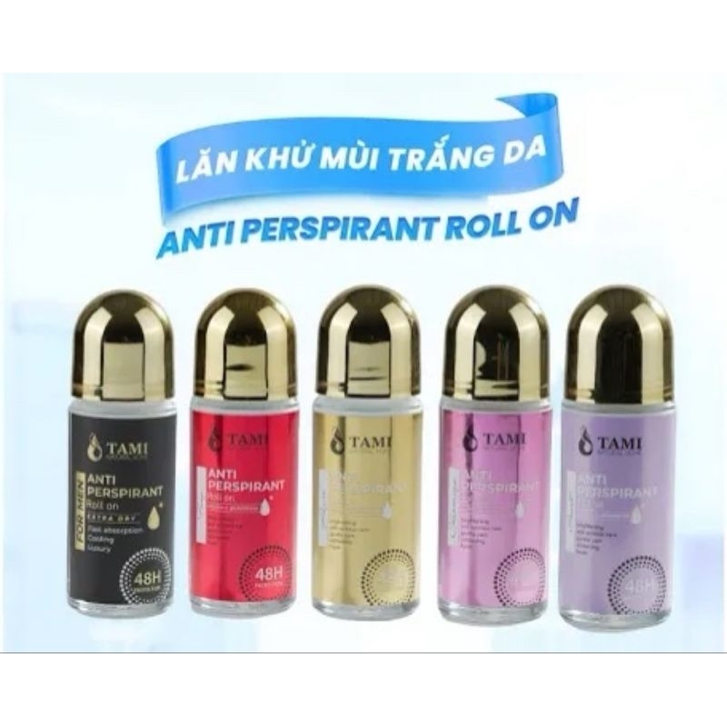 Lăn khử mùi trắng da Anti Perspirant Roll On 50ml Tami Natural không ...