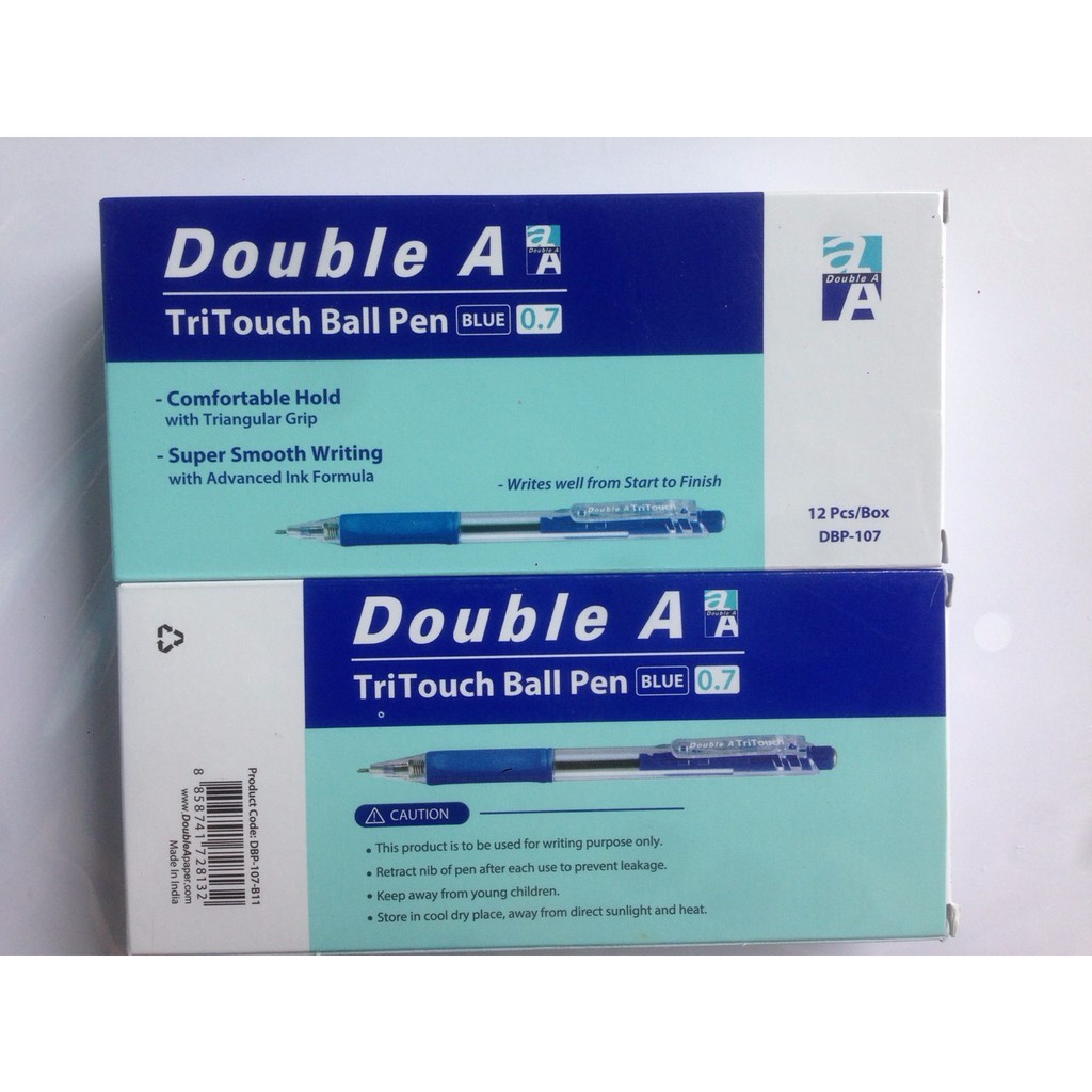 Hộp 12 cây Bút bi Double A Tritouch 0,7mm | Shopee Việt Nam