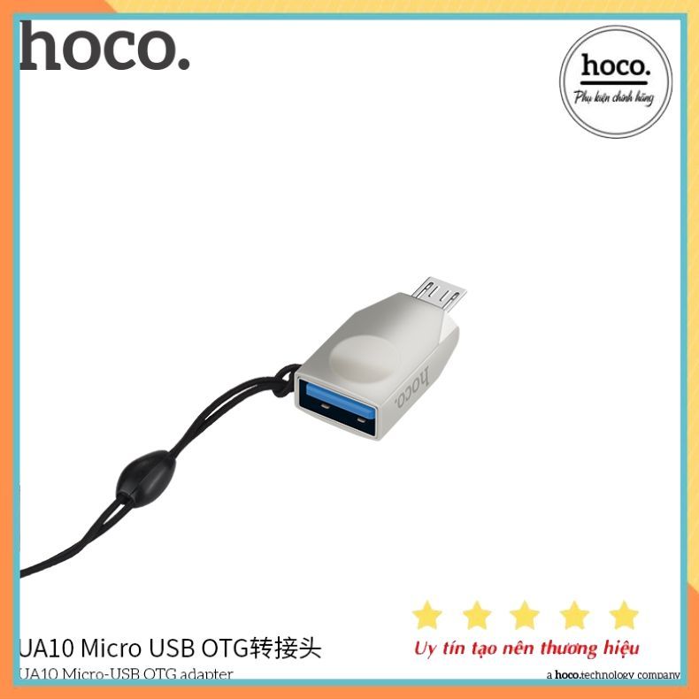 Đầu Chuyển Đổi Micro USB sang USB 3.0 Hoco UA10 kèm dây đàn hồi | Shopee Việt Nam