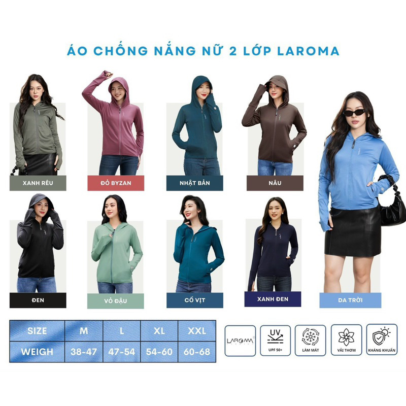 Áo Chống Nắng Nữ 2 Lớp Chống Tia UV Vải Thơm Làm Mát Timi | Shopee Việt Nam
