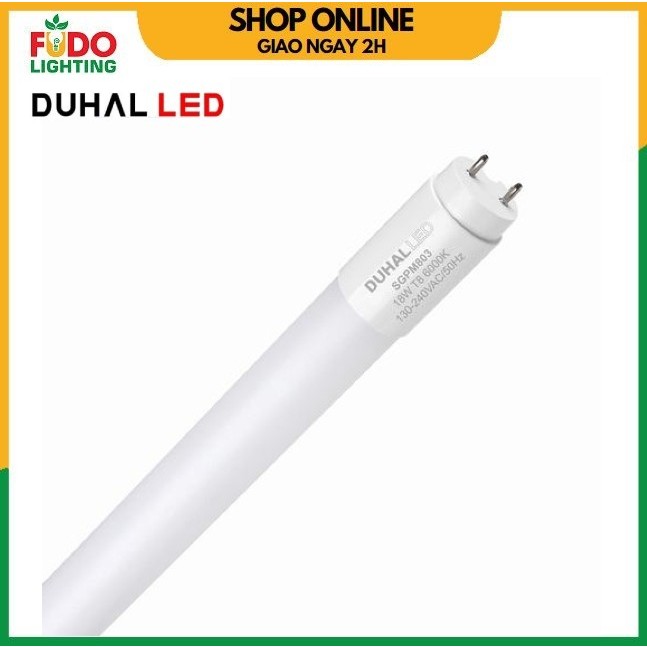 Bóng Đèn LED Tuýp 1m2 DUHAL 20W, 40W nhựa PC chống vỡ sáng trắng | Shopee Việt Nam