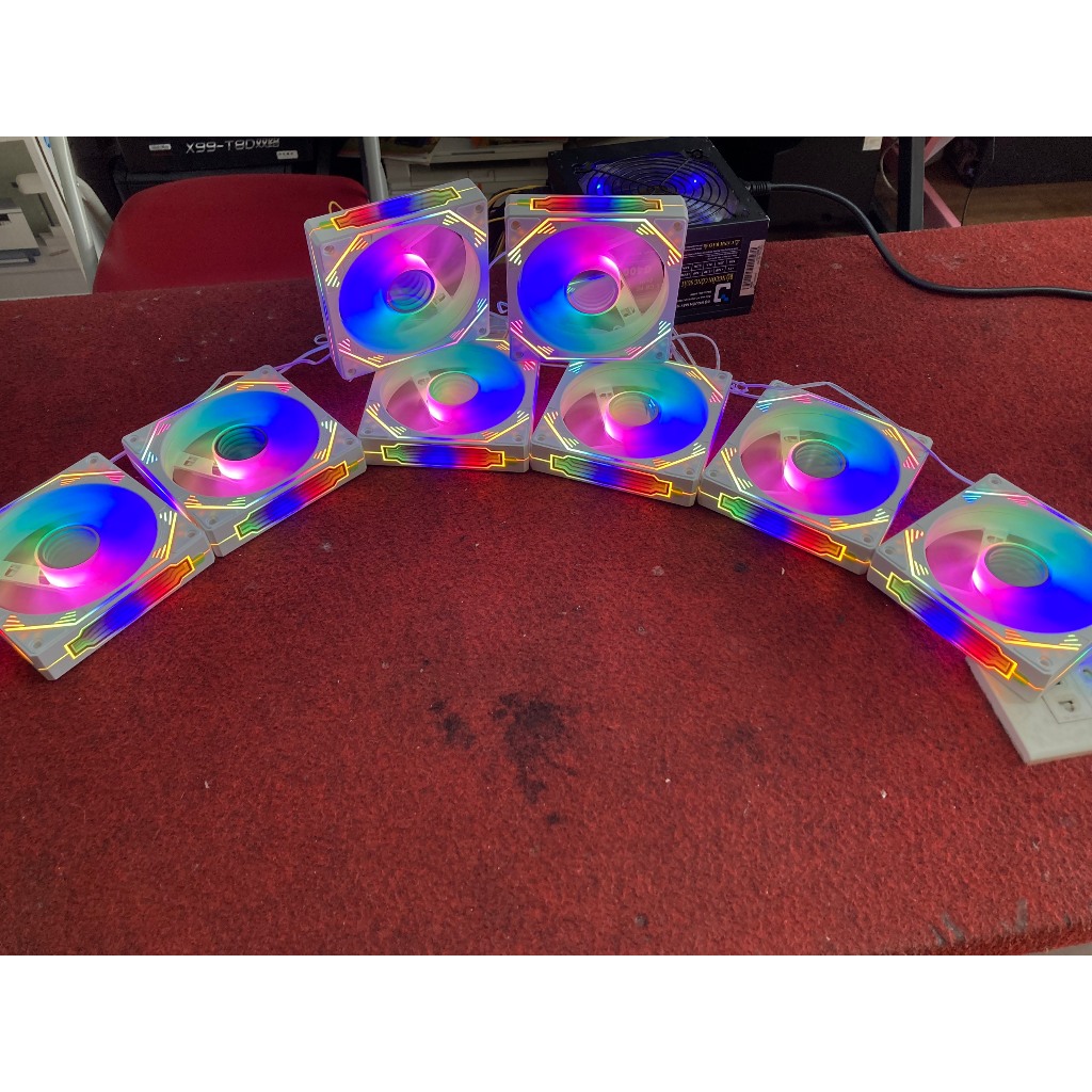 FAN CASE MAGIC SNOW MAN WHITE (LED VÔ CỰC/MÀU TRẮNG/ARGB/HỘP) | Shopee ...