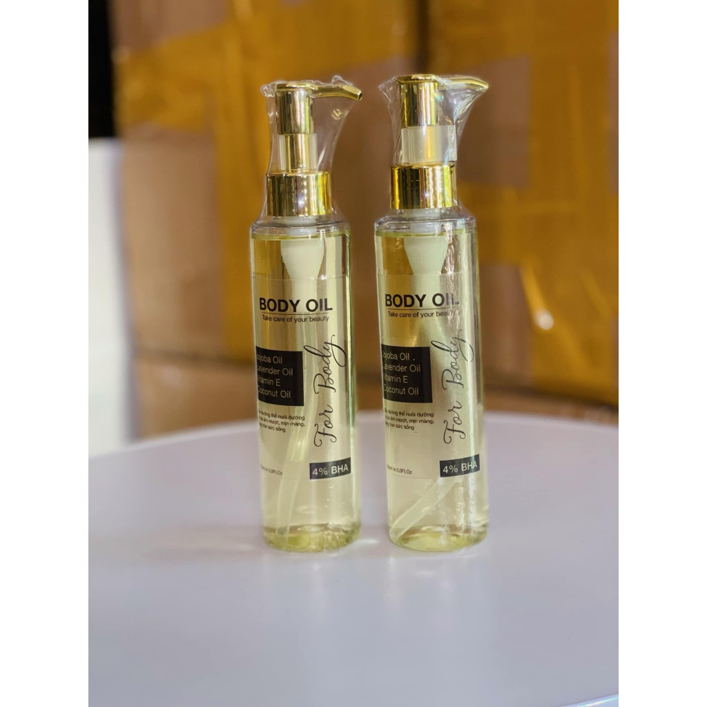 [Combo 2 chai x 160ml] Dầu dưỡng da body oil 4% BHA mẫu mới | Shopee Việt Nam