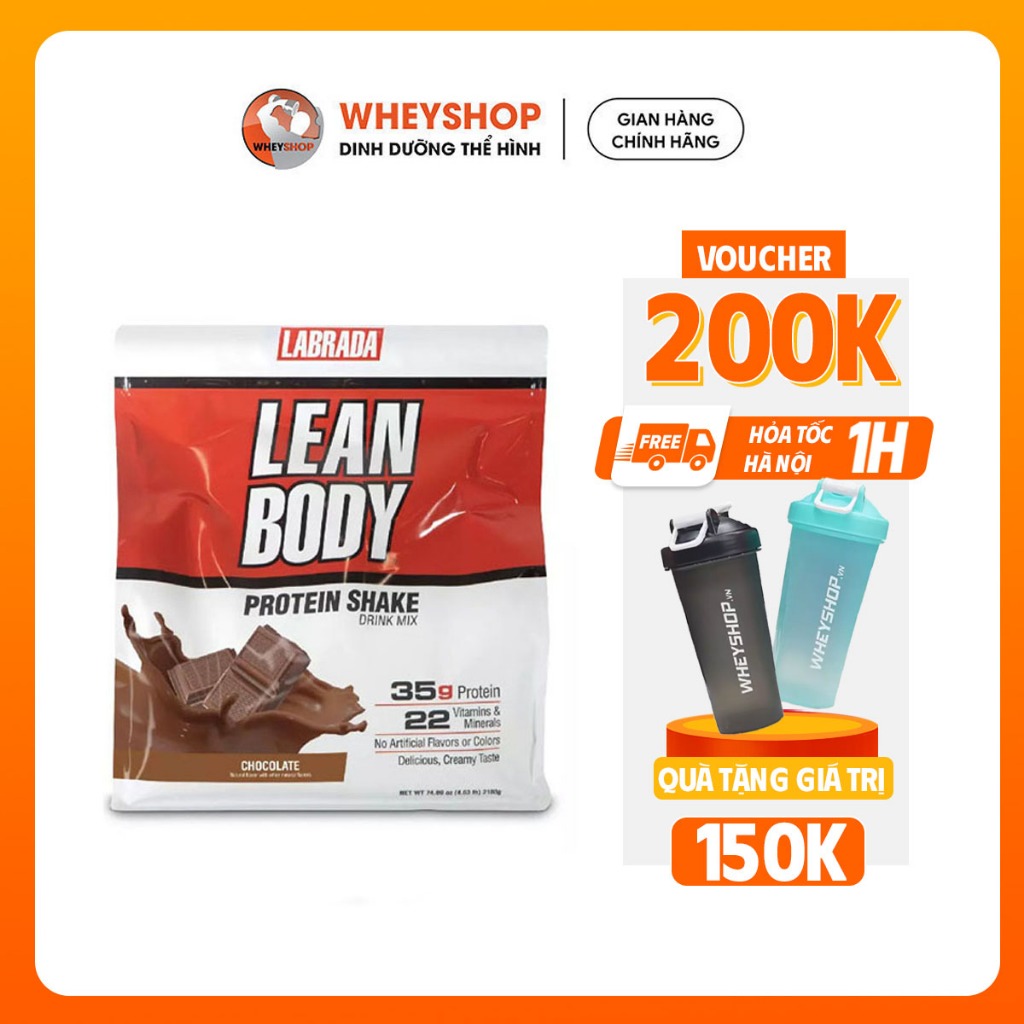 Sữa dinh dưỡng MRP Labrada Lean Body 4.6Lbs (2.1kg) - WHEYSHOP VN | Shopee Việt Nam