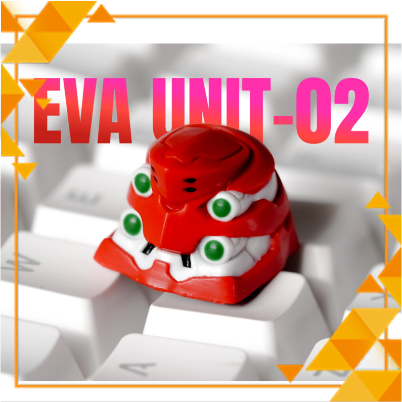 KeyCap Anime Shin Seiki Evangelion EVA Unit 2 | Shopee Việt Nam