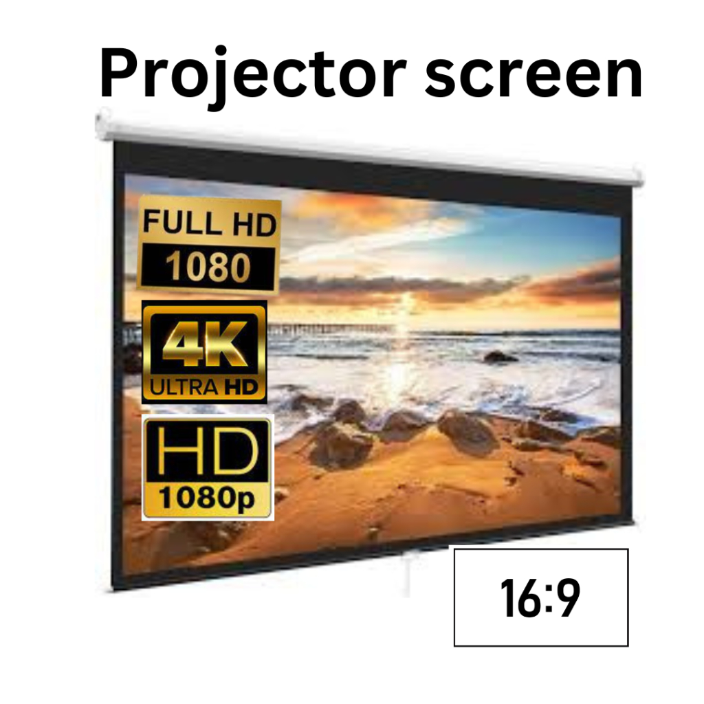 72 Inch Projector Screen For Home Office Theatre High Definition ...