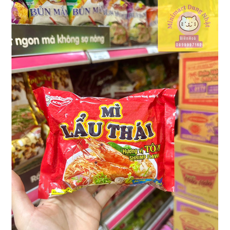 Thùng 30 gói mì Acecook lẩu thái tôm 80g | Shopee Việt Nam