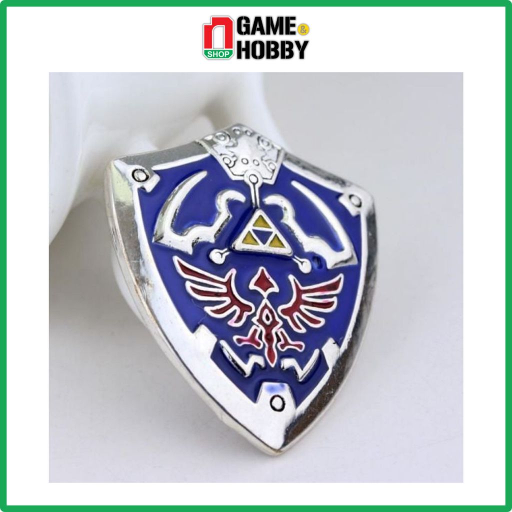 GHIM PIN HUY HIỆU LOGO CÀI ÁO HYRULE SHIELD THE LEGEND OF ZELDA ...