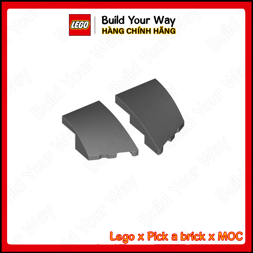 1 cặp Lego dốc cong nhọn 3x2 / Lego 80177, 80178: Wedge 3 x 2 Right No ...