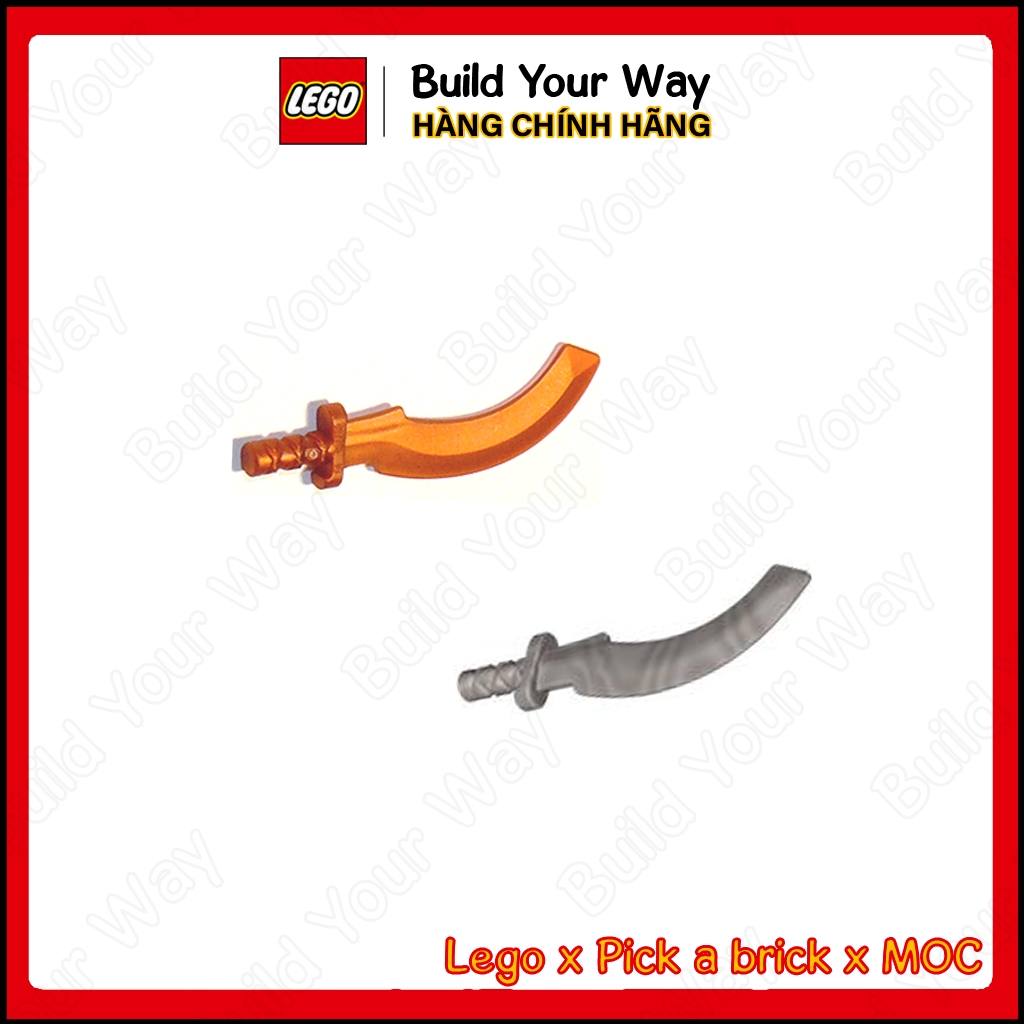 Lego Part 93247: Minifigure, Weapon Sword, Khopesh (Sickle Sword ...