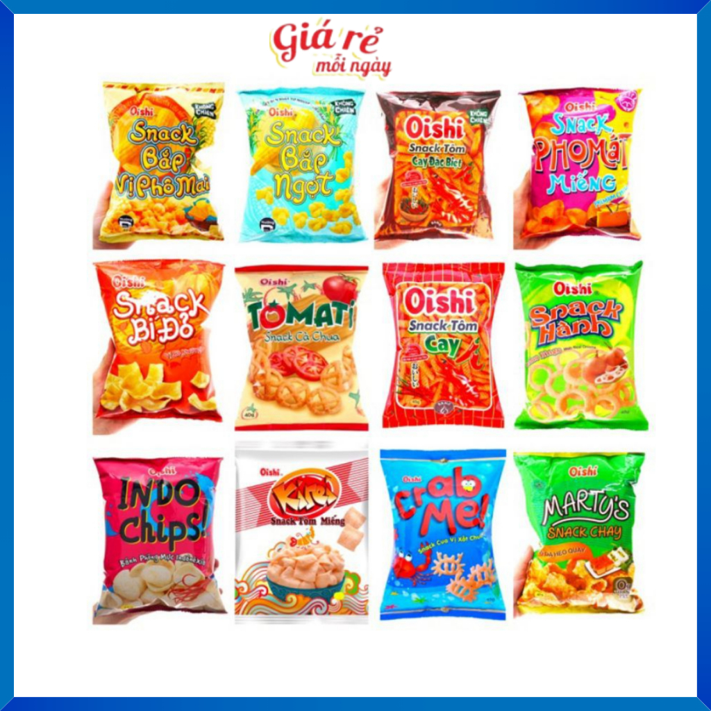 Oishi - Giá Tốt, Miễn Phí Vận Chuyển, Đủ Loại | Shopee Việt Nam