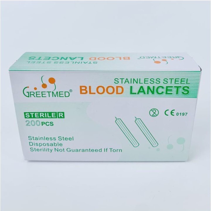 Kim lấy mụn - Kim chích máu Blood Lancet Hộp 200 cây - Kim Chích Lễ Mụn ...