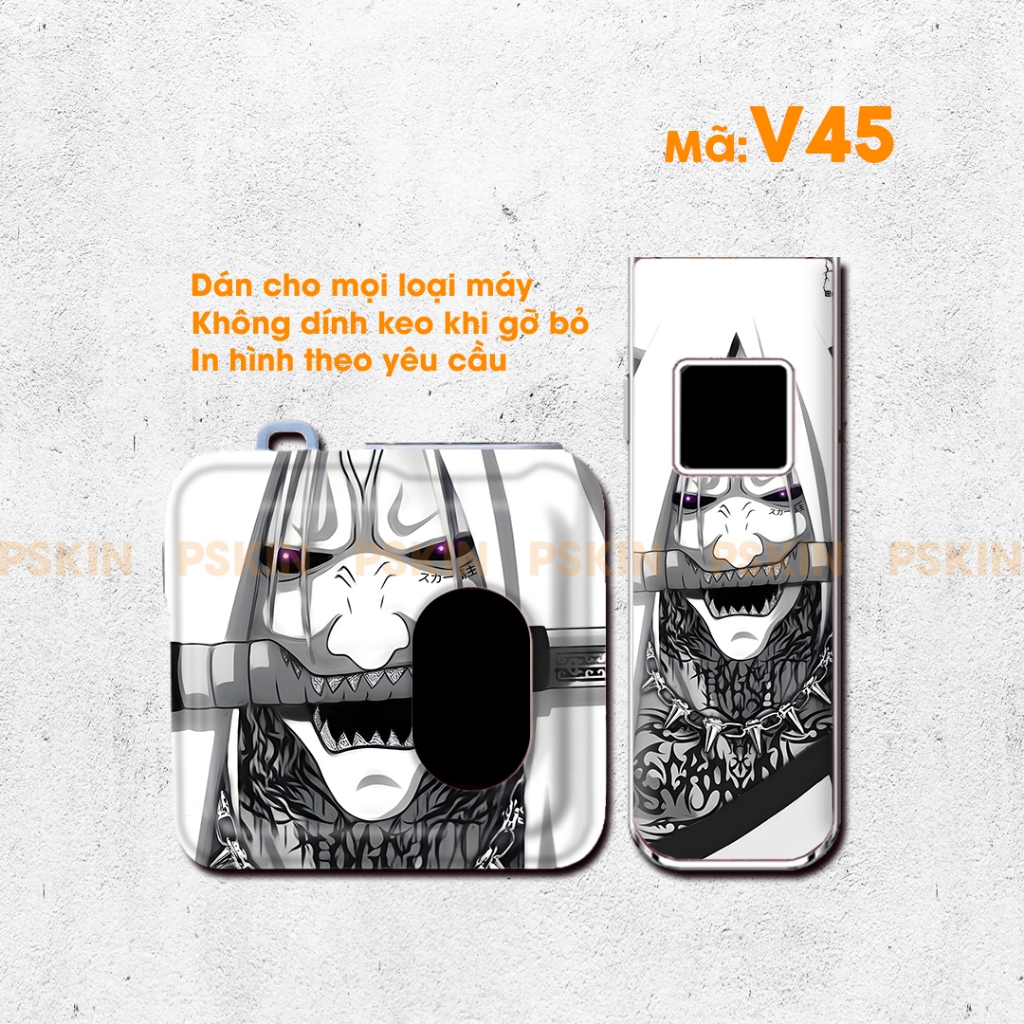 Miếng dán skin mẫu V45 cho điện thoại Xlim SQ Xlim Pro Xlim SE Xlim V2 ...