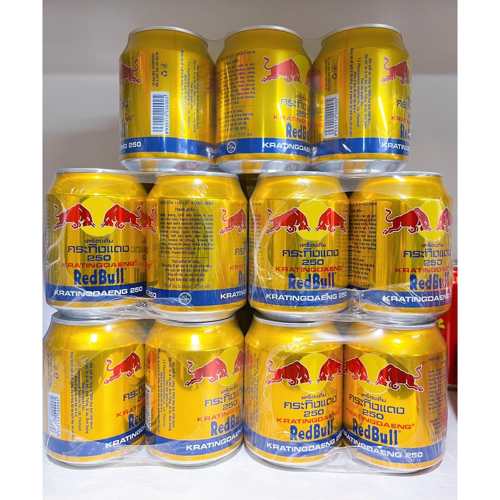 [HỎA TỐC] THÙNG 24 LON NƯỚC TĂNG LỰC BÒ HÚC REDBULL 250ML/ BÒ HÚC RED ...