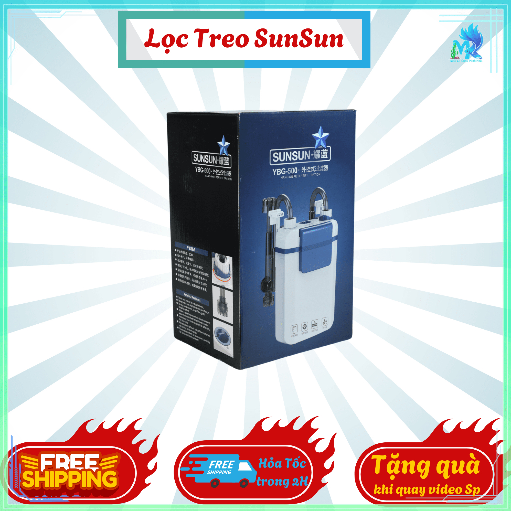 Lọc treo Sunsun YBG, YBF500 thế hệ mới YBG300/YBG400/YBG500/YBG600 ...