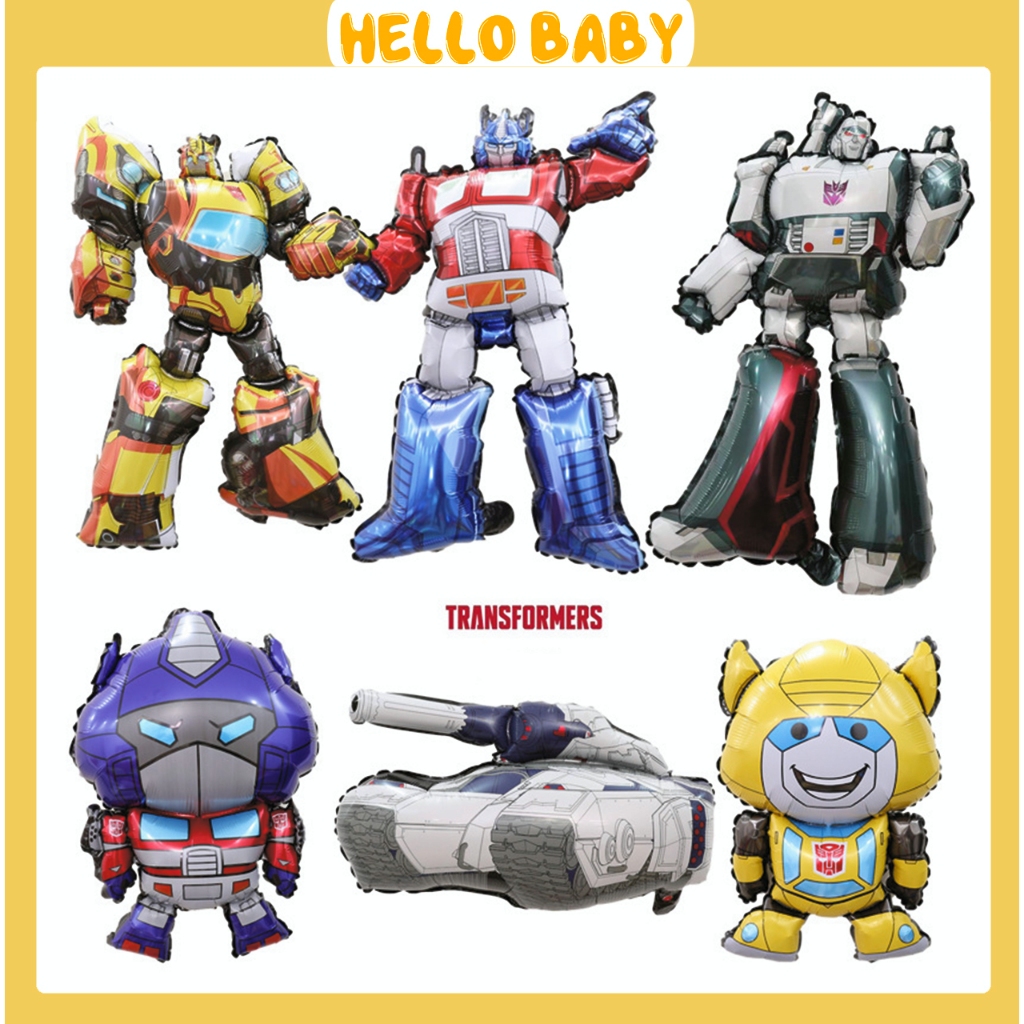 Bóng trang trí sinh nhật chủ đề nhân vật Transformer - Robot đại chiến ...