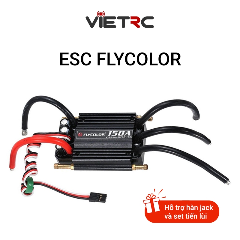 ESC không chổi than Flycolor 50a, 70a, 90a, 120a, 150a tản nhiệt nước ...