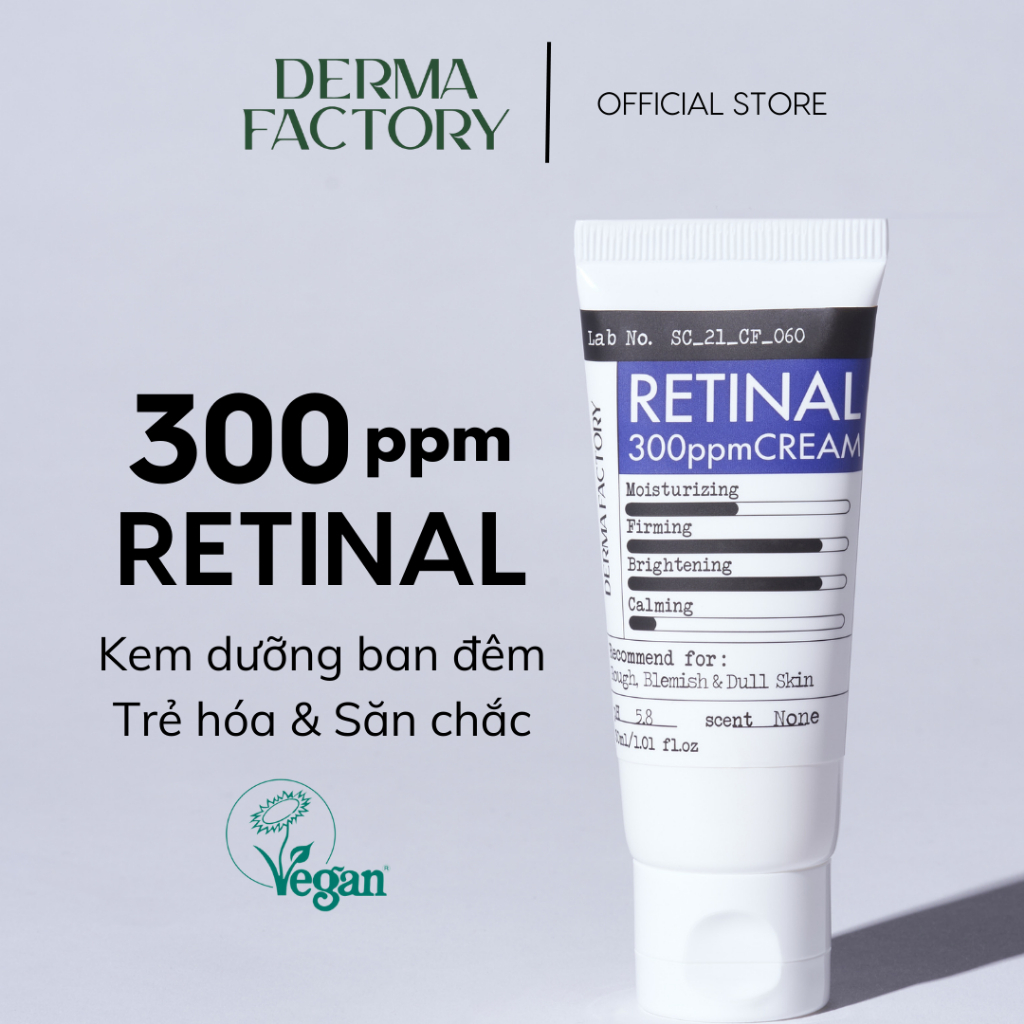 Kem dưỡng ban đêm chống lão hóa, săn chắc và làm sáng da Derma Factory ...