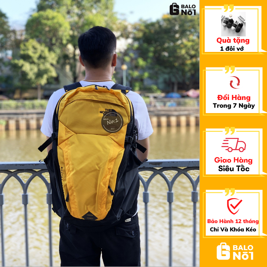 Balo TNF Router Transit 2018 Zinc Grey Heather | Shopee Việt Nam
