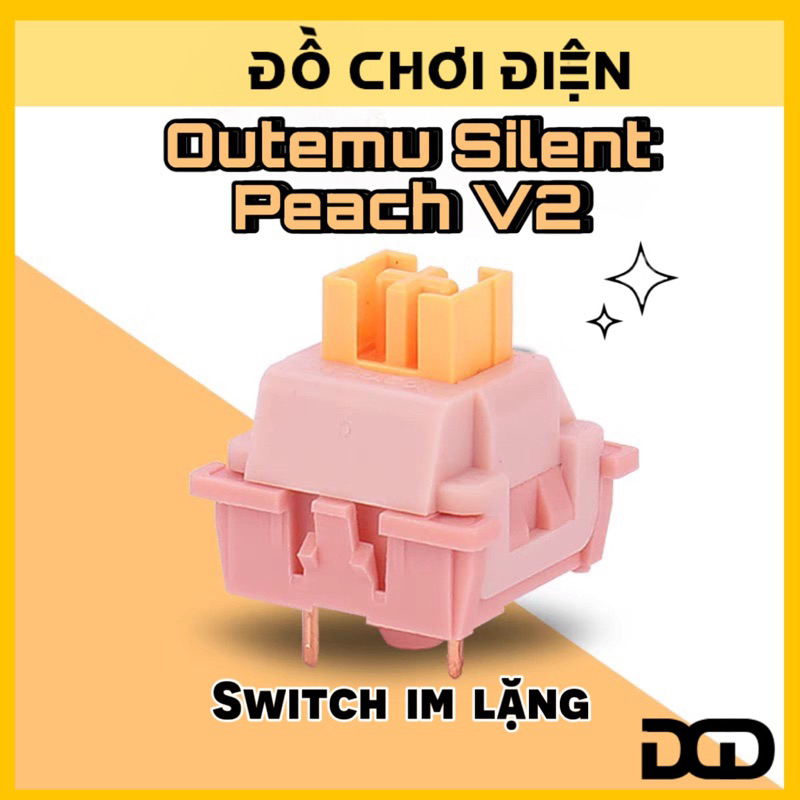 SWITCH OUTEMU SILENT PEACH V2 - im lặng không gây tiếng ồn dành cho phím cơ | Shopee Việt Nam