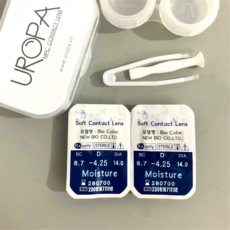 Kính áp tròng 1 ngày UROPA: Lens cận trong (0.00 ~ 10.00) | Shopee Việt Nam