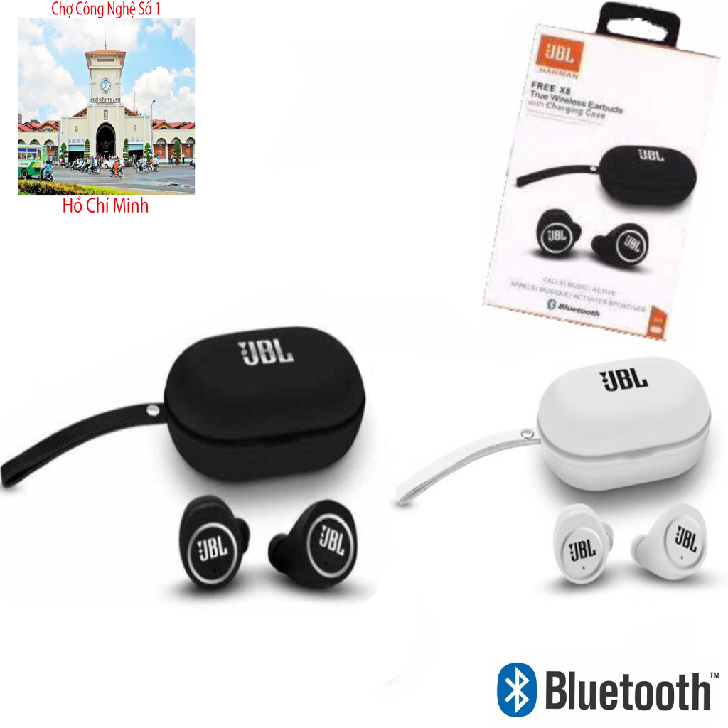 Tai nghe bluetooth JBL X8 kiểu dáng thể thao chính hãng,tai nghe không ...