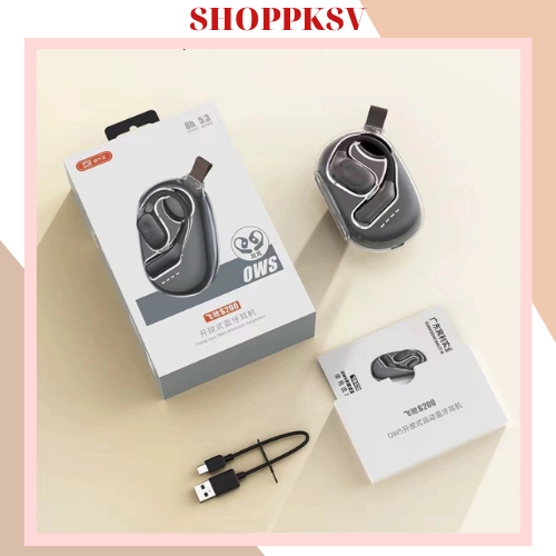 Tai nghe bluetooth không dây không nhét tai BYZ S200 có micro chống Ồn ...
