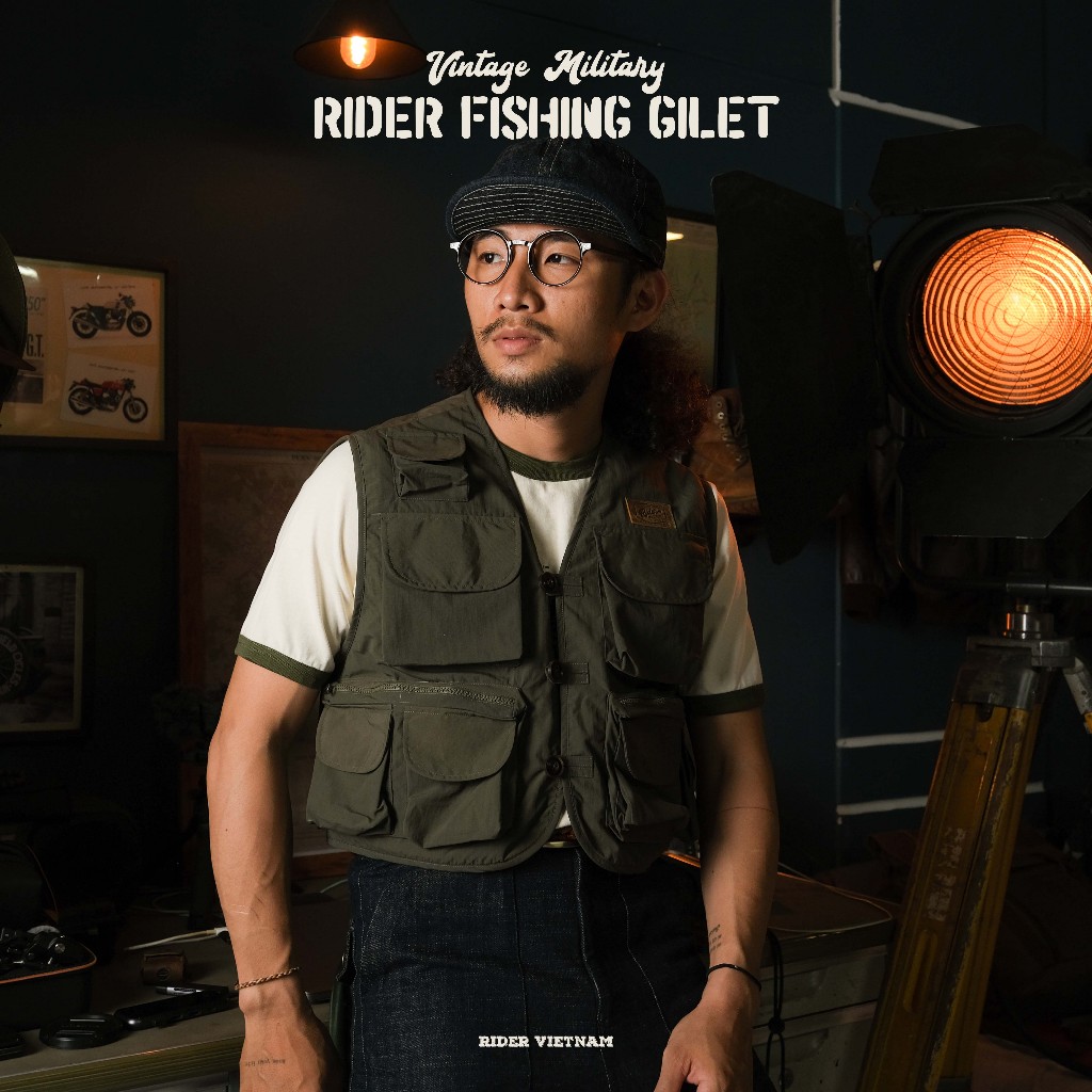 Áo Gi Lê/Vest túi hộp Rider Fishing Gilet - Rider VietNam - Phong cách ...