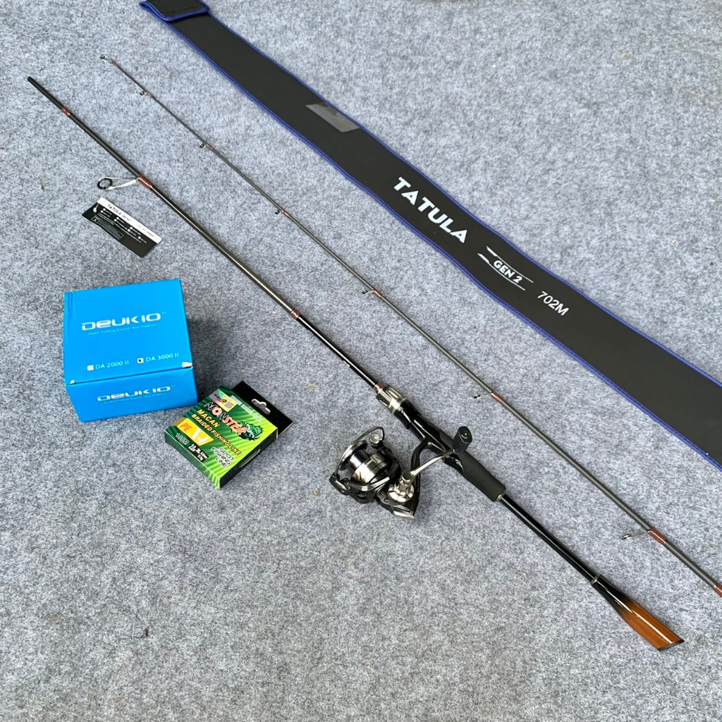 Combo lure máy đứng cần Monster Tatula Gen 2 độ cứng M - máy câu DA ...