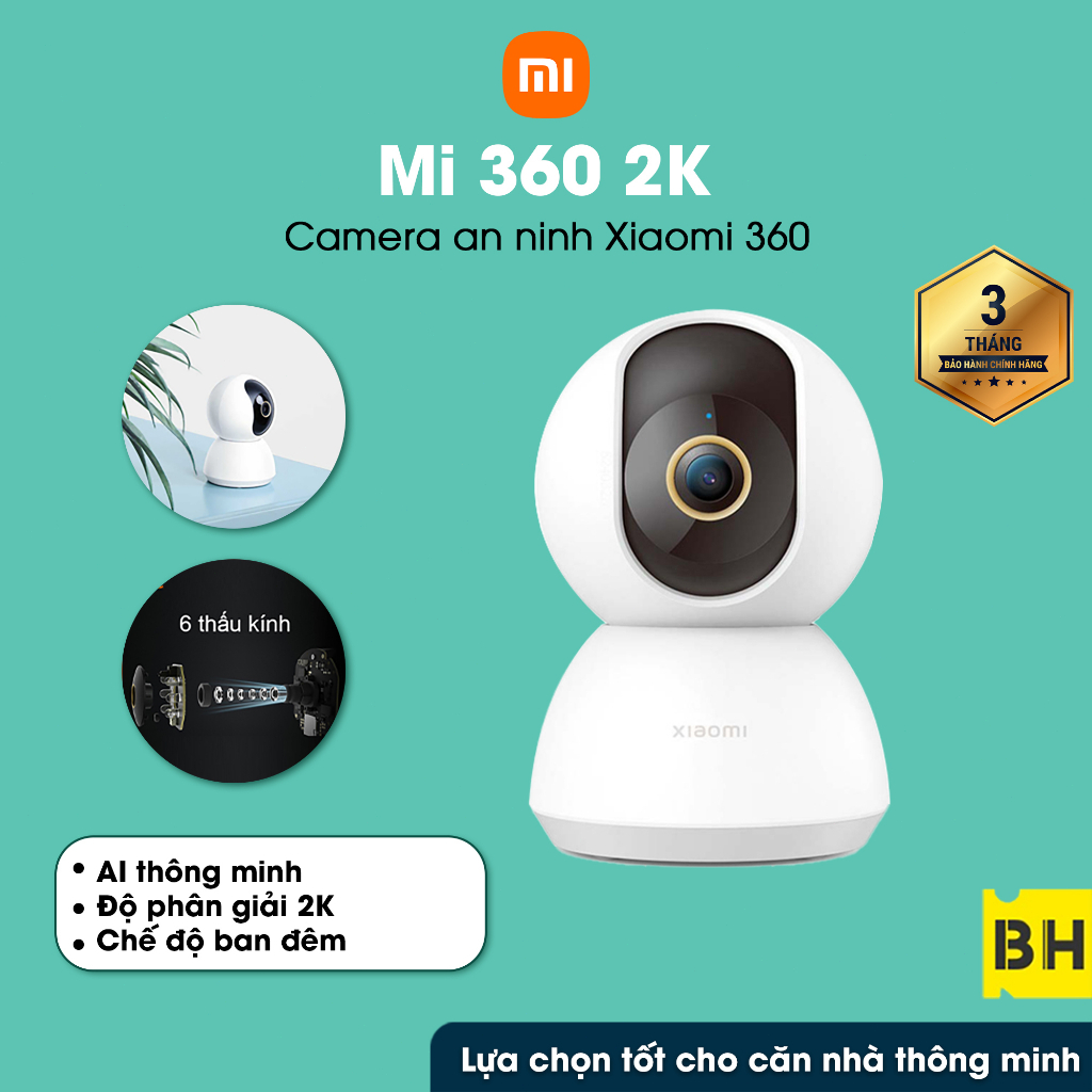 Camera Giám Sát Wifi Xiaomi Smart C300 2K Xoay 360 độ Đàm Thoại 2 Chiều ...