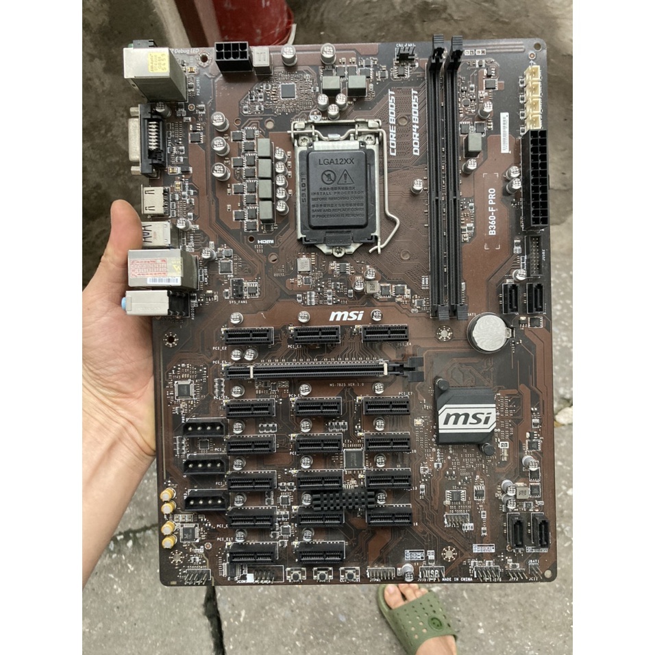 Main MSI B360-F Pro Socket LGA1151v2 hàng tháo máy sạch đẹp | Shopee ...