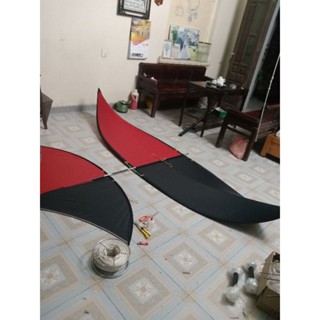 diều sáo 3m5 fun carbon kiêp đỏ đen khung vip nan tím víp dày bao bão ...