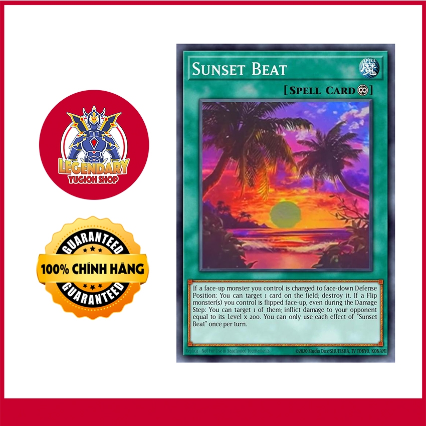 [Thẻ Bài Yugioh Chính Hãng] Sunset Beat | Shopee Việt Nam
