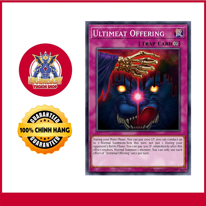[Thẻ Bài Yugioh Chính Hãng] Ultimeat Offering | Shopee Việt Nam