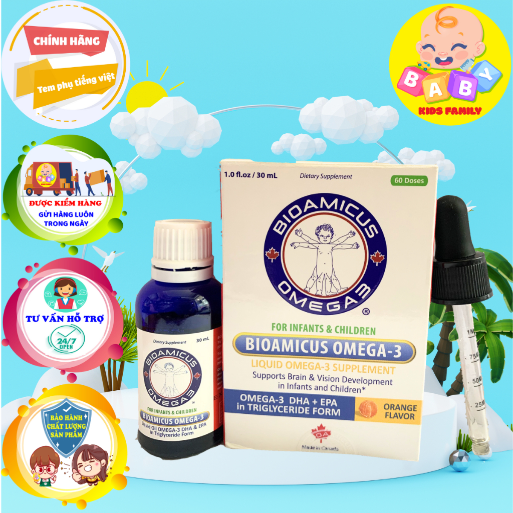 Bioamicus Omega-3 DHA | Shopee Việt Nam