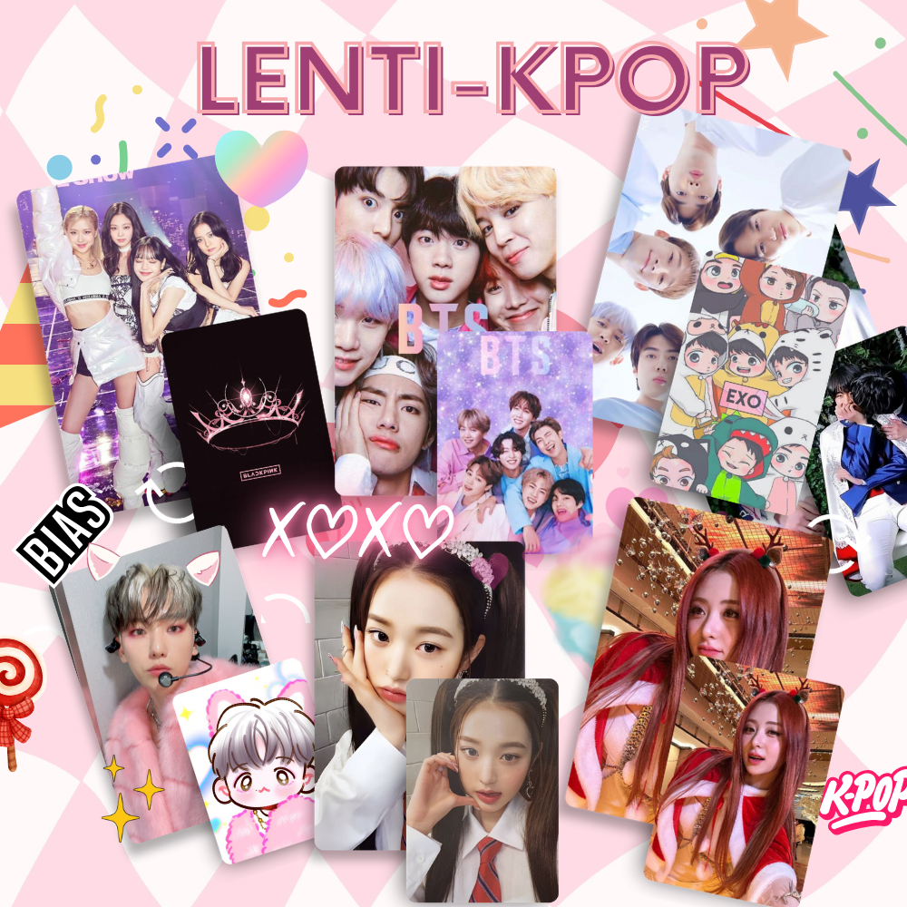 CARD LENTI 3D_bo góc in theo yêu cầu, lưu kỷ niệm, anime, idol, khoảnh ...