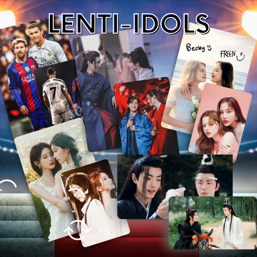 CARD LENTI 3D_bo góc in theo yêu cầu, lưu kỷ niệm, anime, idol, khoảnh ...