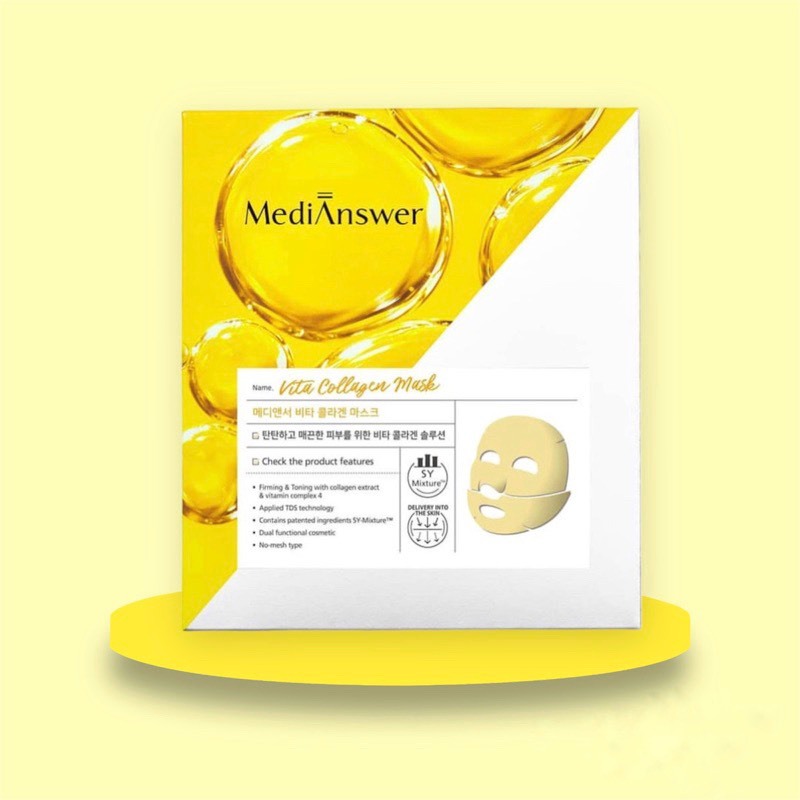 Mặt Nạ Thạch Ngăn Ngừa Lão Hóa Da Medi Answer Vita Collagen Mask 37g ...