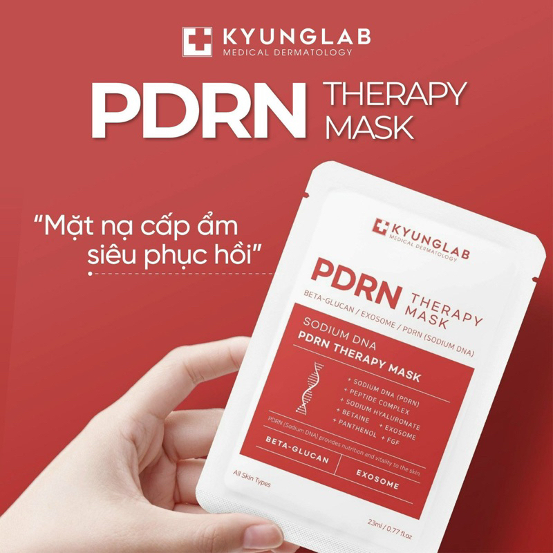 Combo Mặt Nạ Kyunglab PDRN Therapy Mask 23ml Sodium DNA B5 mask hạn ...