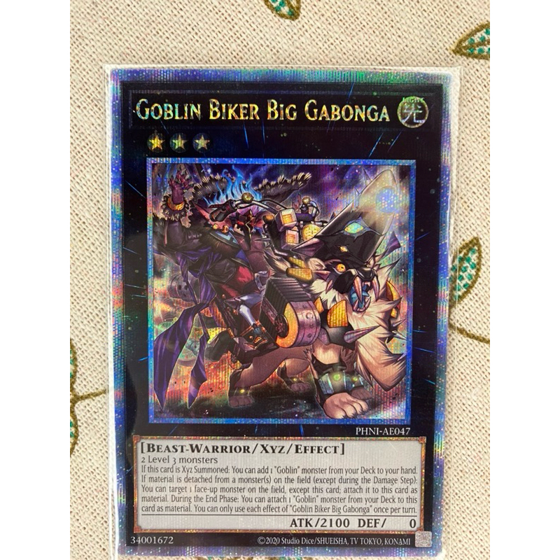 [LiLy_Yugioh] PHNI-AE047 Goblin Biker Big Gabonga (QCSR) | Shopee Việt Nam
