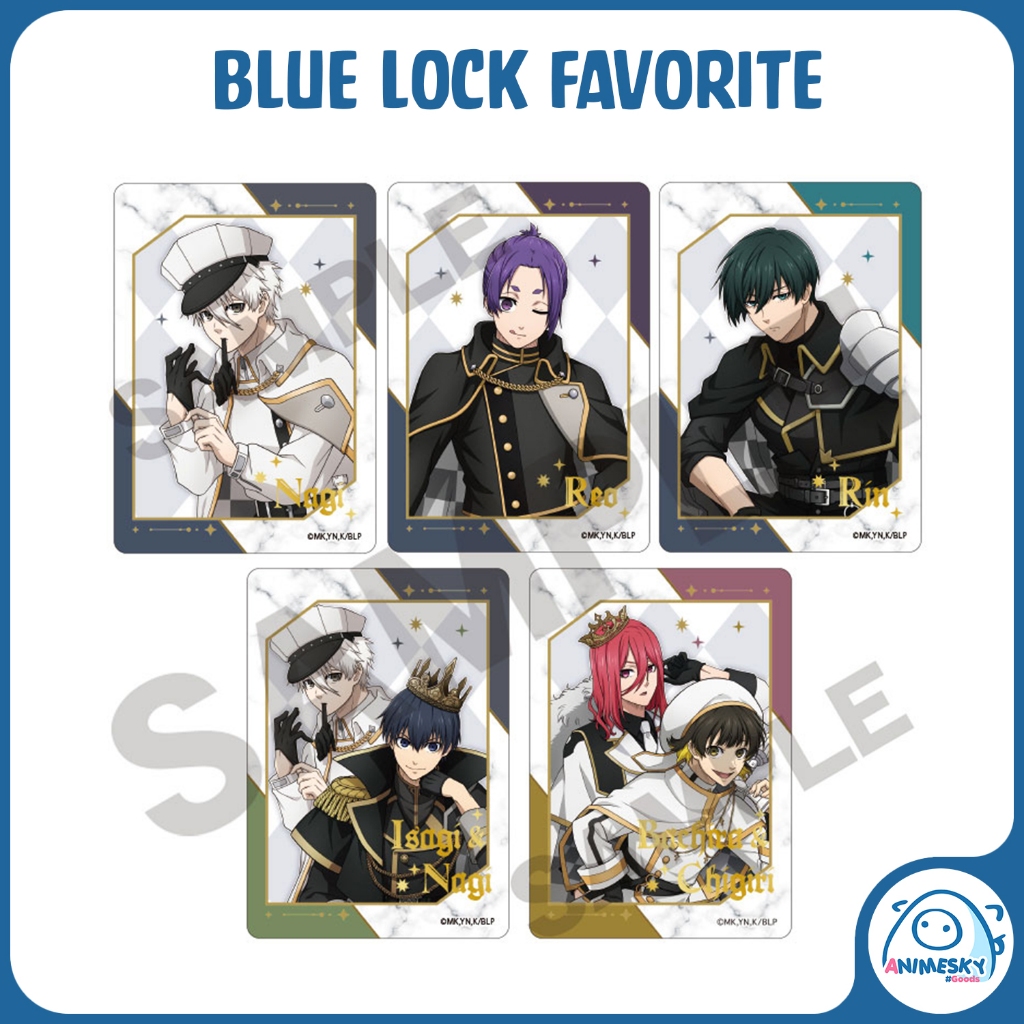 [Có sẵn] Pack thẻ nhân phẩm Blue Lock clear card Favorite chính hãng ...