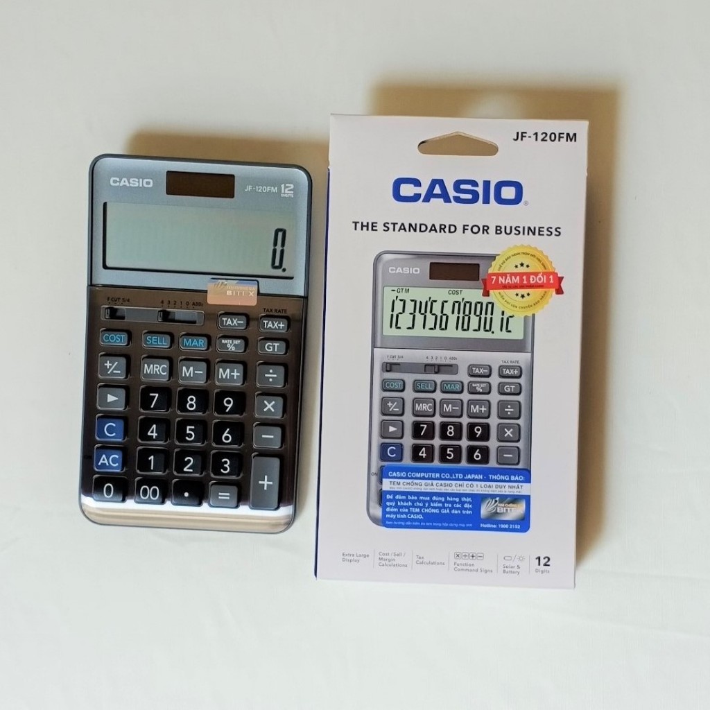 Máy tính CASIO JF-120FM - Chính hãng | Shopee Việt Nam