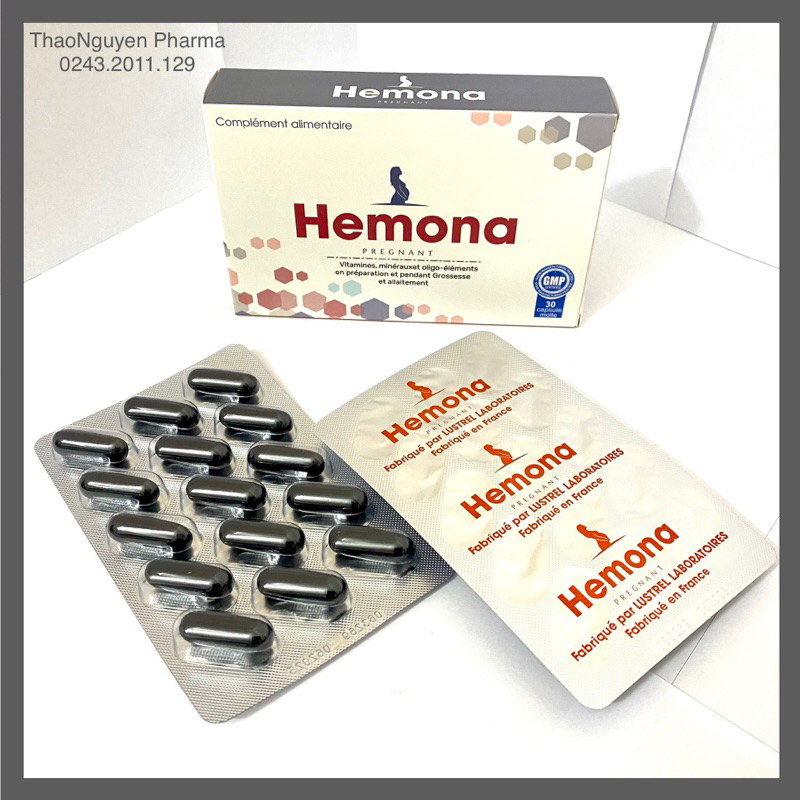 [CHÍNH HÃNG CHÂU ÂU] VIÊN UỐNG BỔ BẦU HEMONA (HỘP 30 VIÊN) | Shopee ...