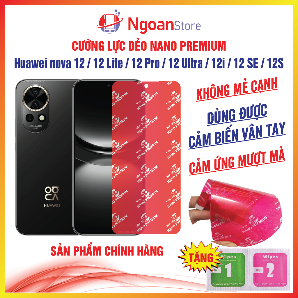 Cường lực dẻo Huawei nova 12 / 12 Lite Pro Ultra / 12i / 12 SE / 12S chống xước bảo vệ màn hình ...