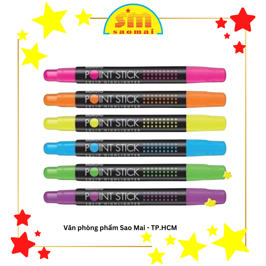 Dạ quang sáp Point Stick MSH-OG - VPP Sao Mai V302 | Shopee Việt Nam