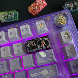 Backspace Cá Koi, Bánh Răng, Cá Đuối Keycap Resin 2u (Keycap bàn phím ...