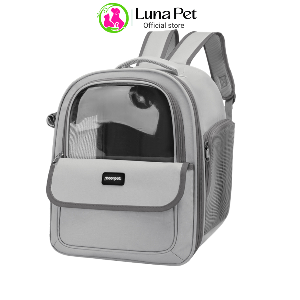 Balo vận chuyển chó mèo tiện lợi Luna Pet BL17- Balo trong suốt vận chuyển thú cưng | Shopee ...
