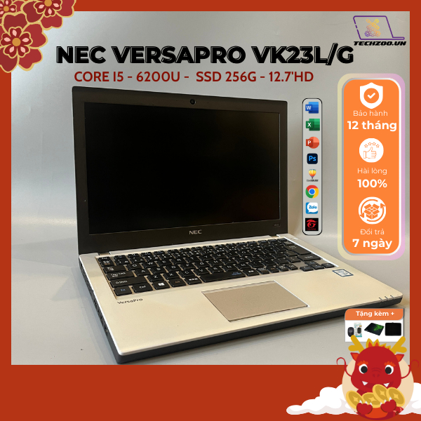 Laptop NEC VB-R (Thinkpad X260) I5-6200/8GB/256GB/12.5' HD) nhỏ gọn, phím ngon, pin trâu, văn ...